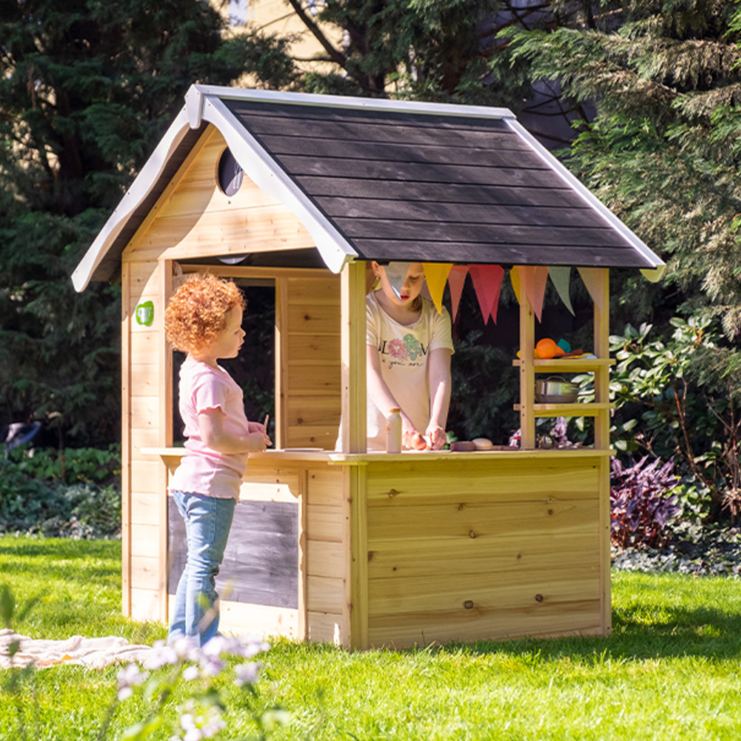 Fun roleplay ideas for the Hika wooden Playhouse | EXIT Toys