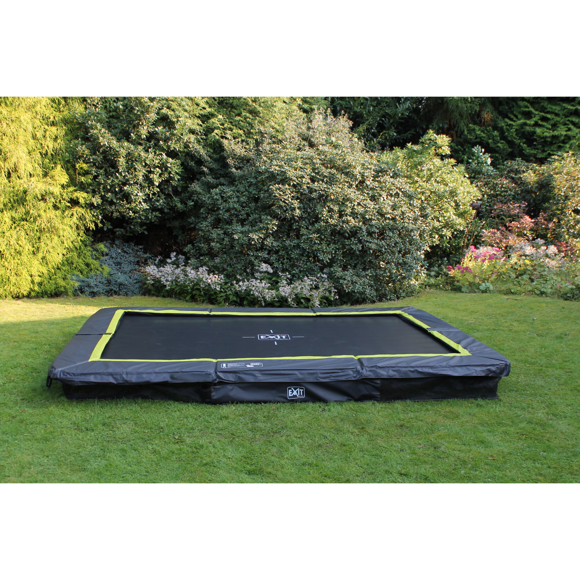 EXIT Silhouette ground trampoline 244x366cm - black | EXIT Toys