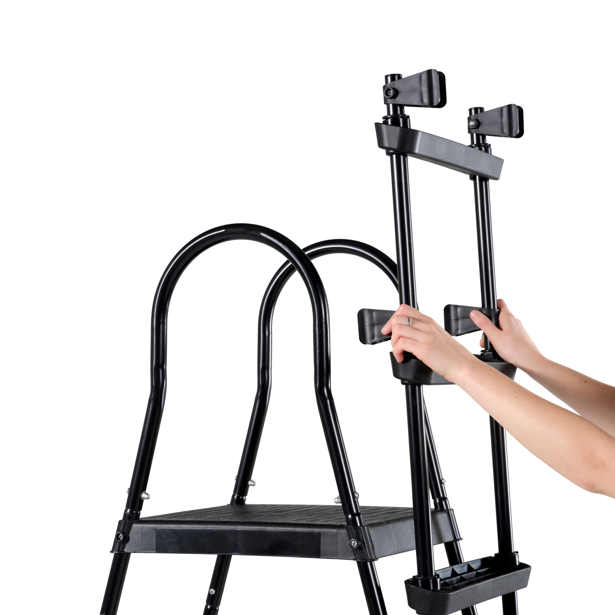 EXIT pool ladder for frame height of 108-122cm - black | EXIT Toys